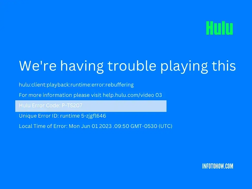 Fix Hulu Error Code P-TS207: Top 10 Best Solutions Explained
